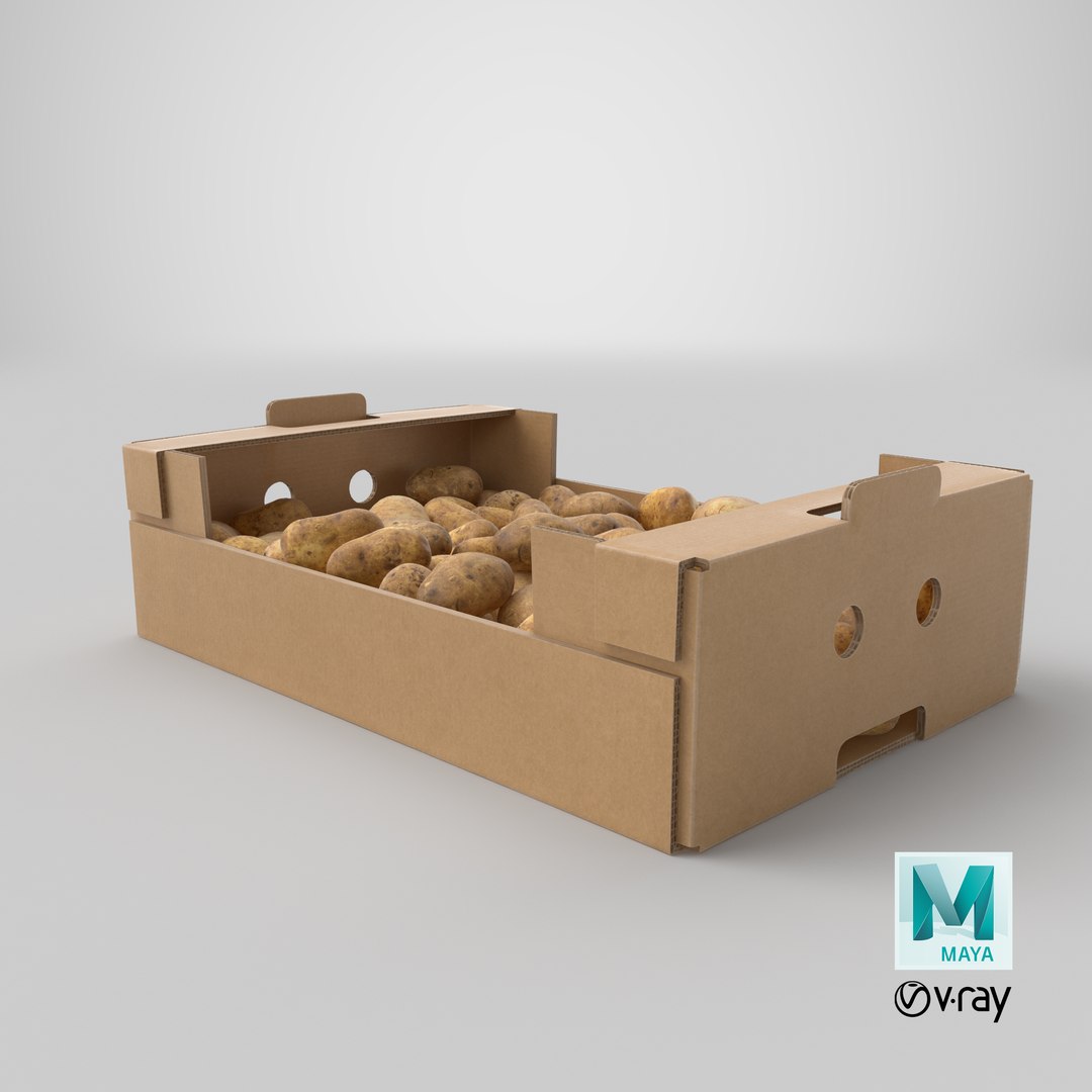 Cardboard display box 02 3D model - TurboSquid 1461466
