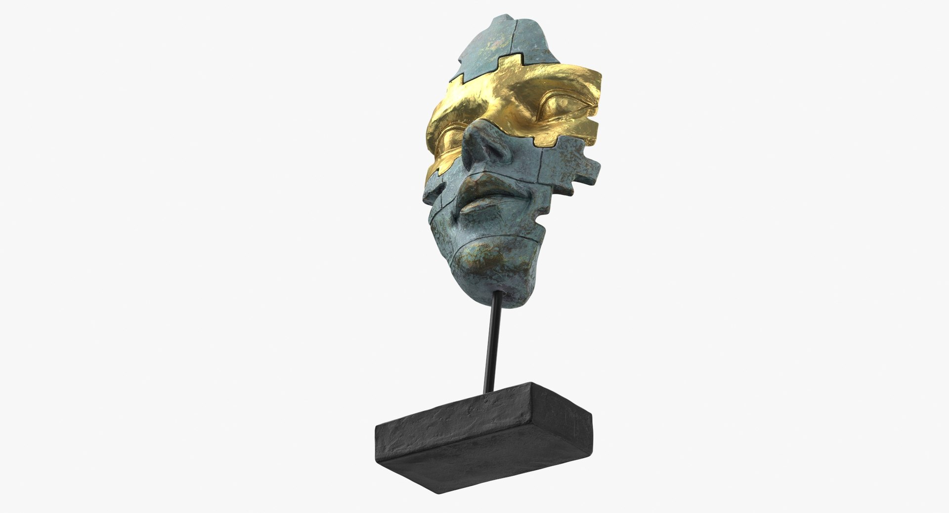 Face Mask Statue 01 3D Model - TurboSquid 1513081