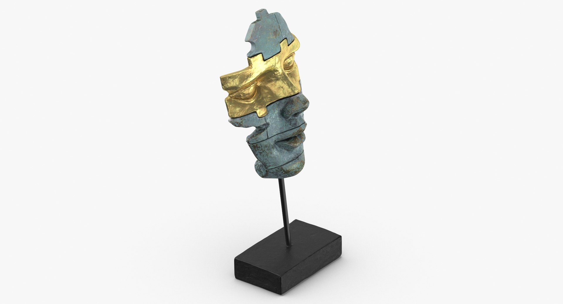 Face Mask Statue 01 3D Model - TurboSquid 1513081