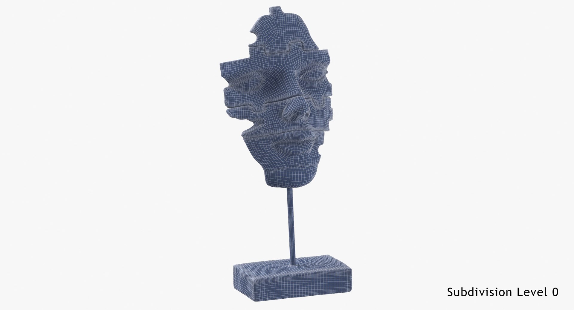 Face Mask Statue 01 3D Model - TurboSquid 1513081