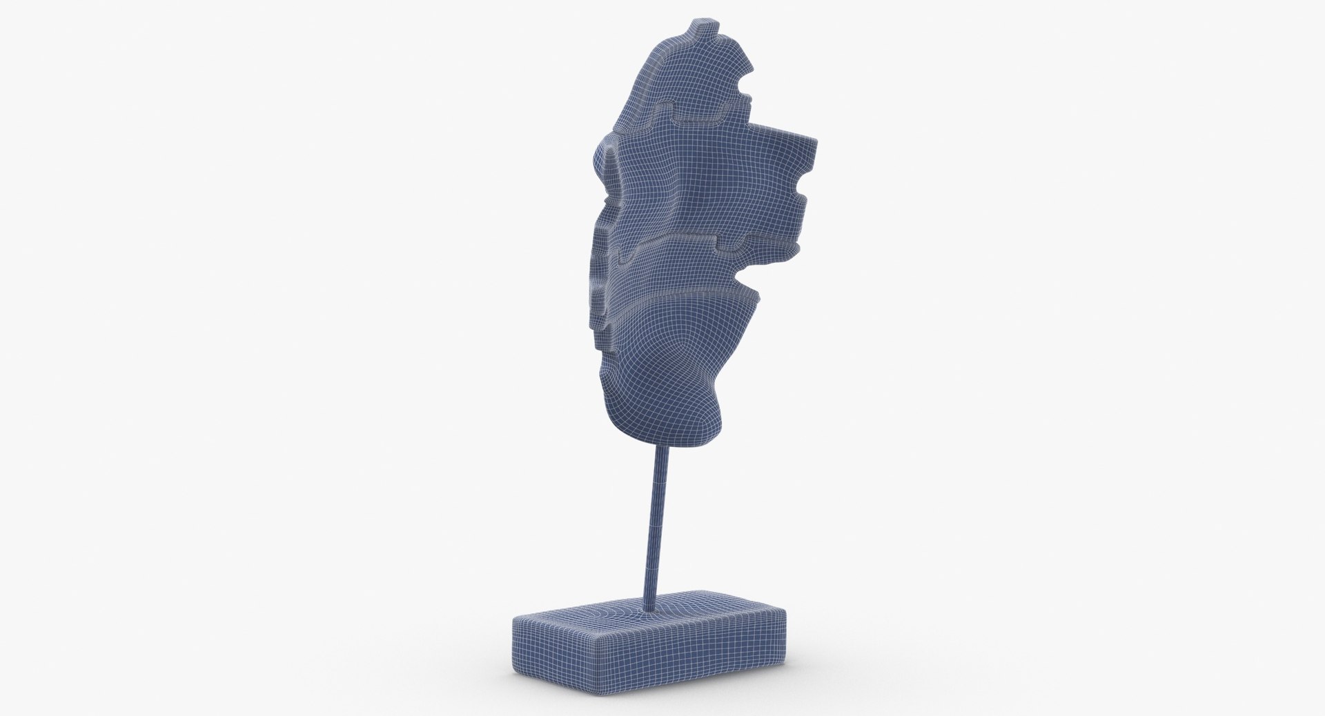 Face Mask Statue 01 3D Model - TurboSquid 1513081