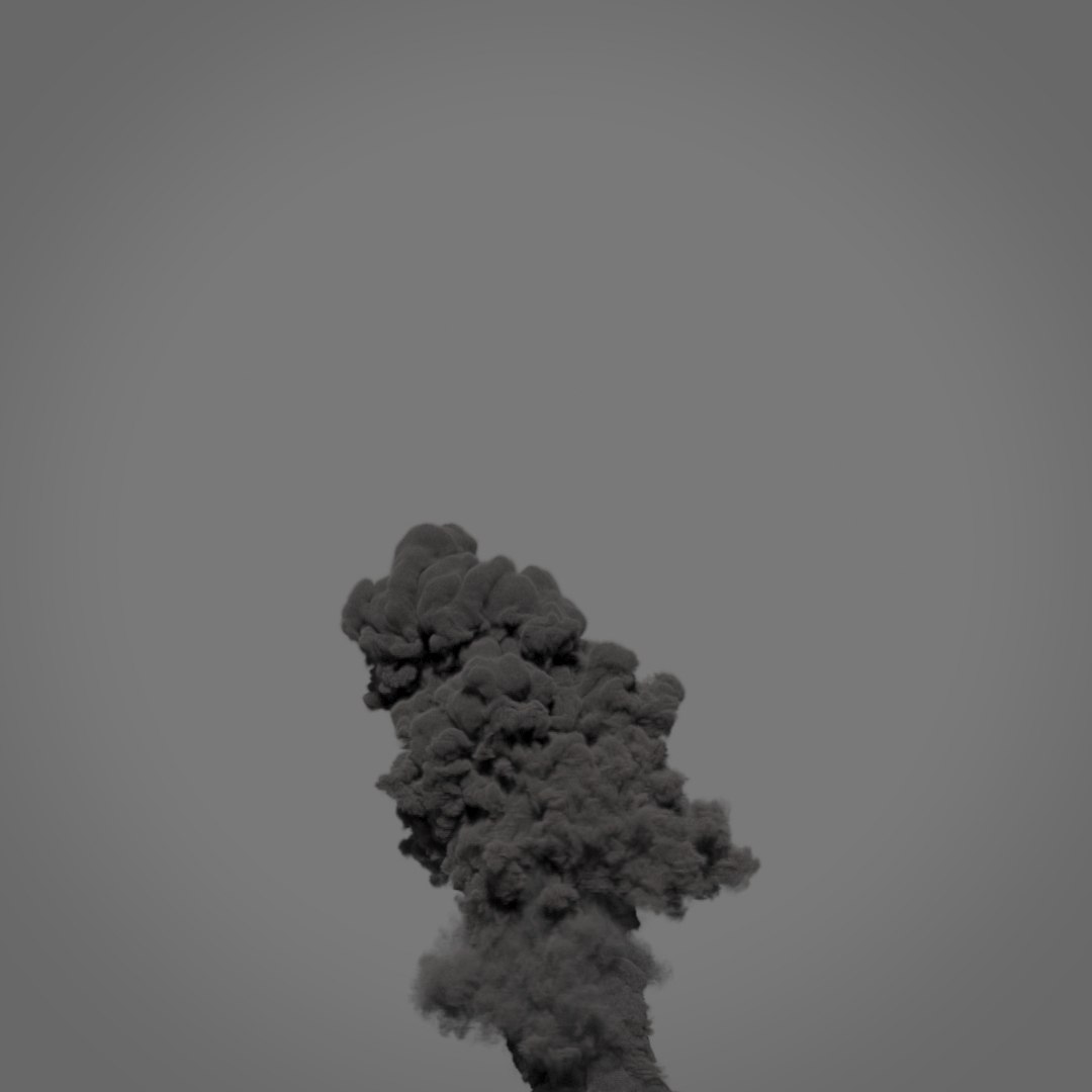 Smoke Plume 01 Largescale 3D Model - TurboSquid 1264591