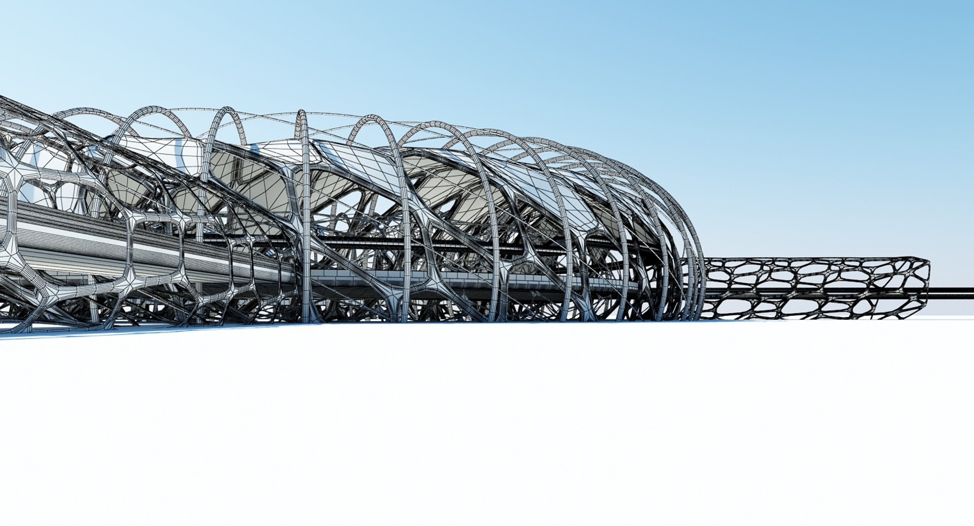 architectural structure 3d max