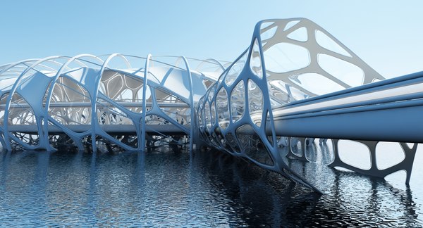 architectural structure 3d max