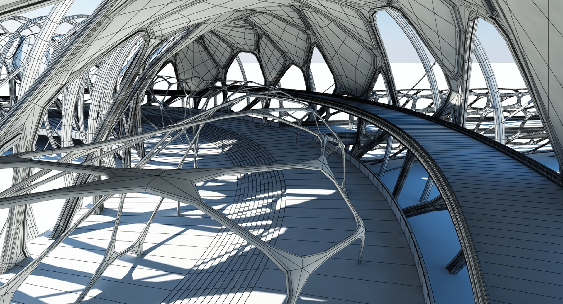 architectural structure 3d max