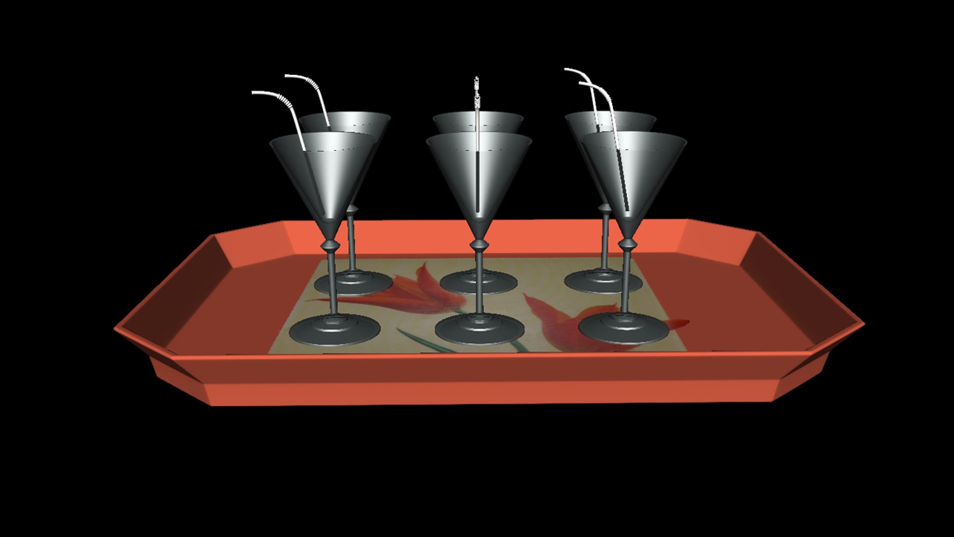 3d juice tray model