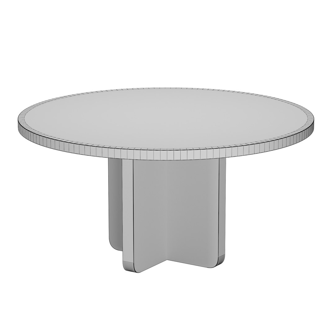 3D SANTIAGO ROUND DINING TABLE Model - TurboSquid 2208205
