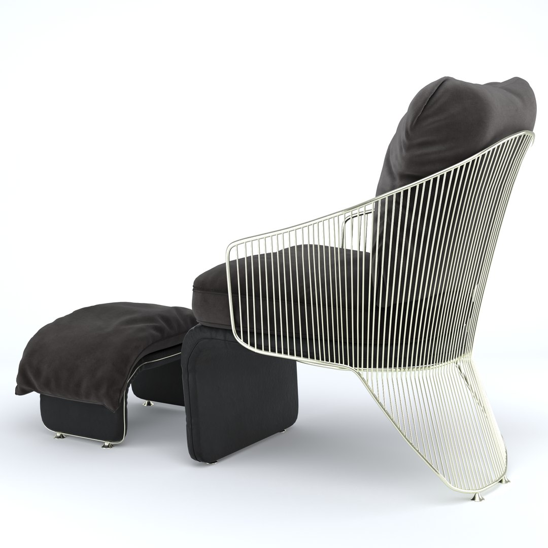 3D Colette Armchair By Minotti - TurboSquid 1891933