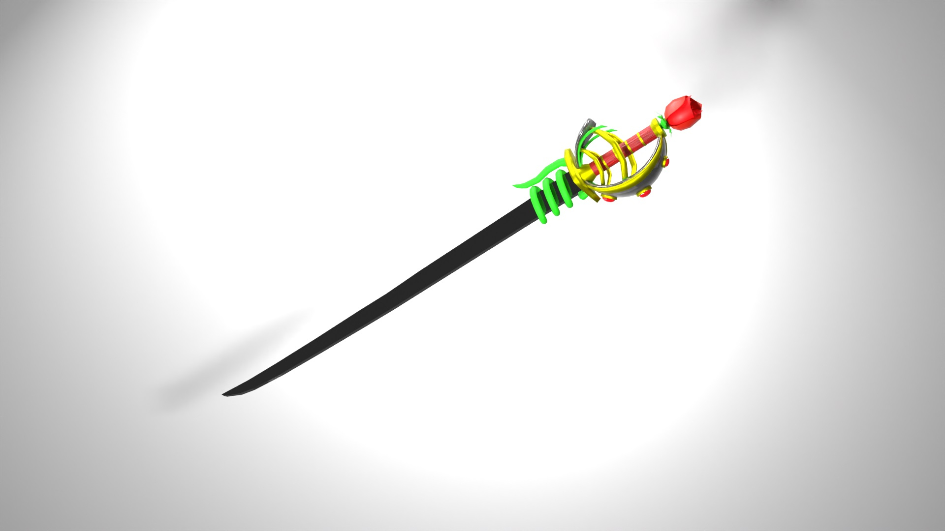 Rose Sword Fantasy 3D - TurboSquid 2236459