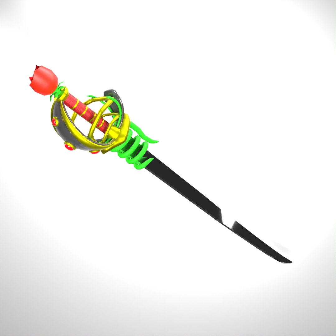 Rose Sword Fantasy 3D - TurboSquid 2236459