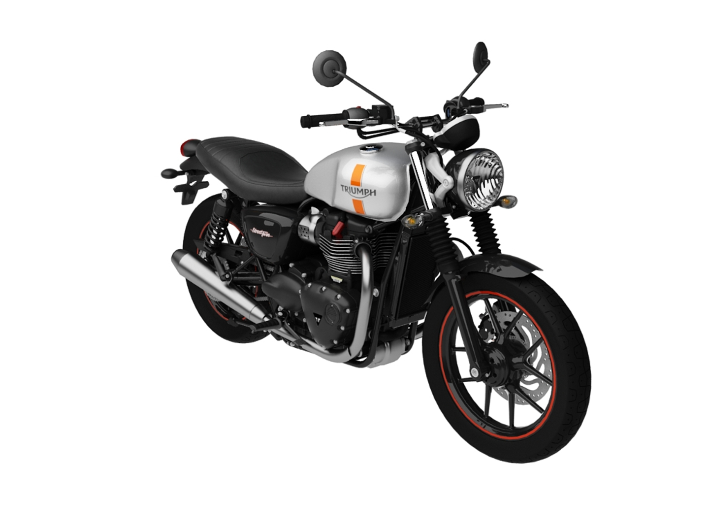 3d Model Triumph Street Twin 2016