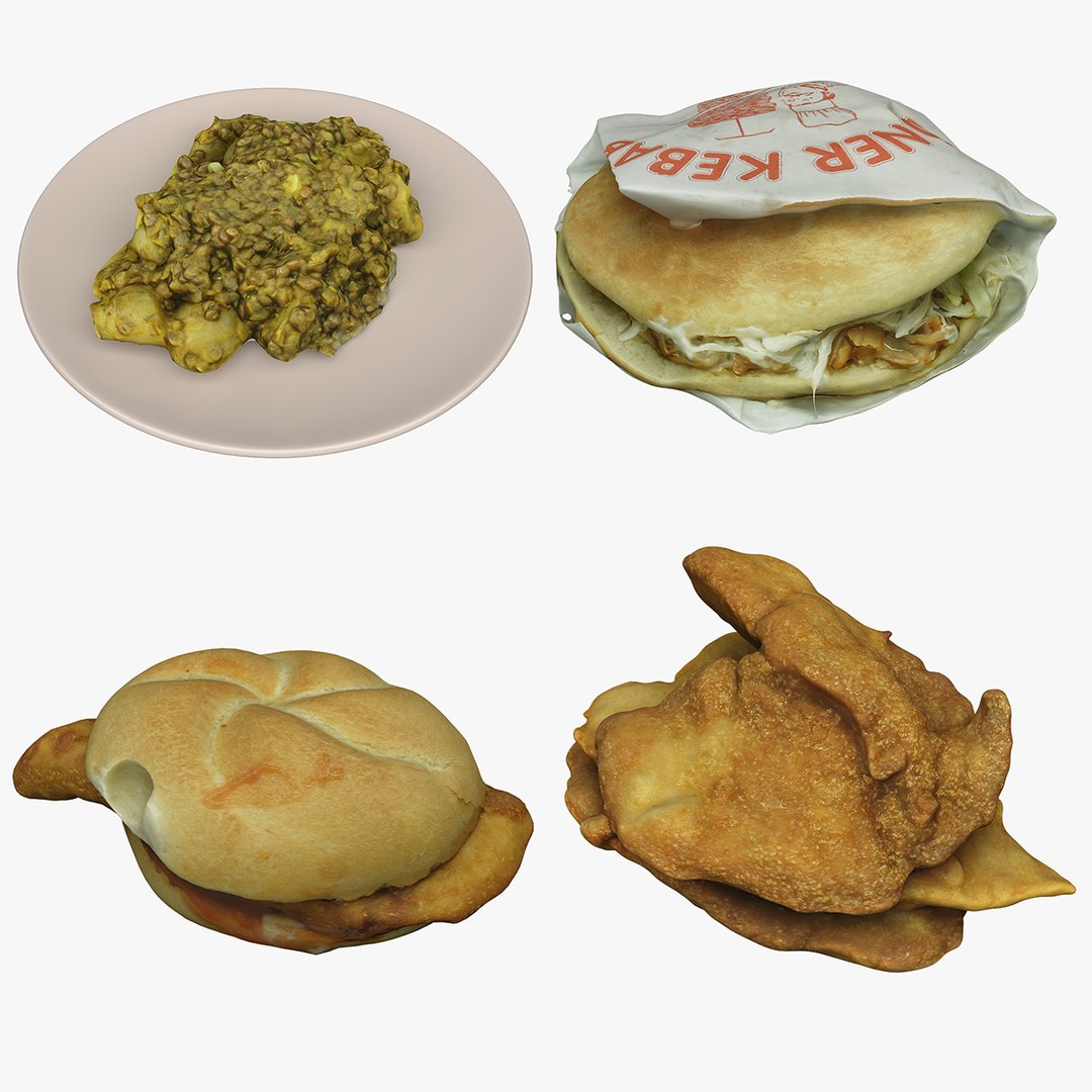 3D Food Collection 12 Mixed - TurboSquid 2049729