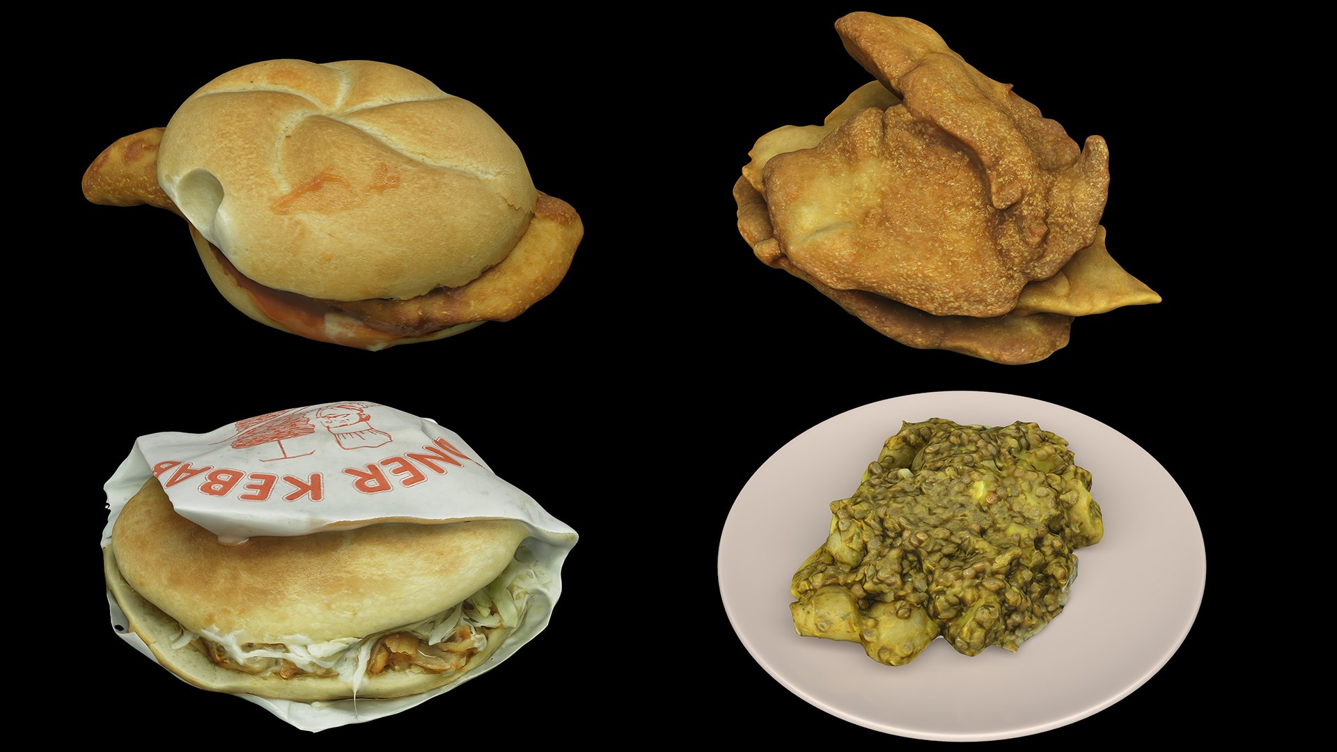 3D Food Collection 12 Mixed - TurboSquid 2049729