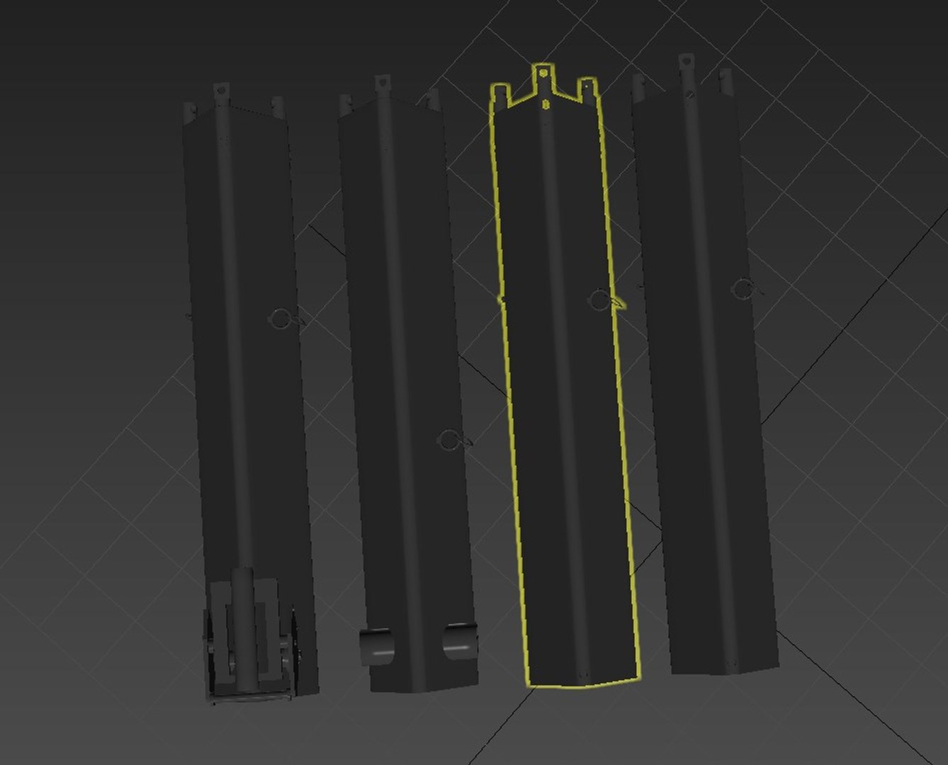 3d industrial tools hardware model