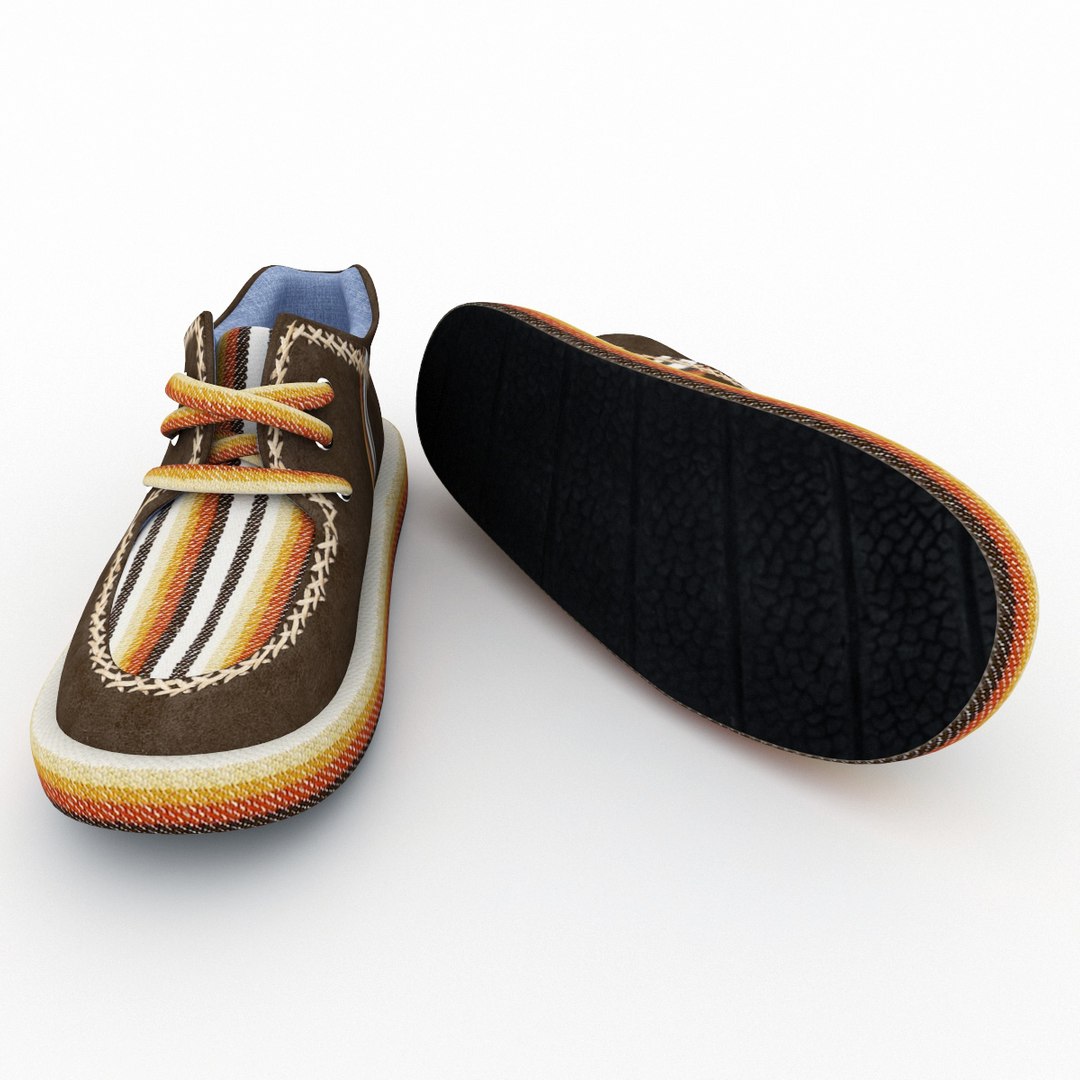 3d model shoes modeled