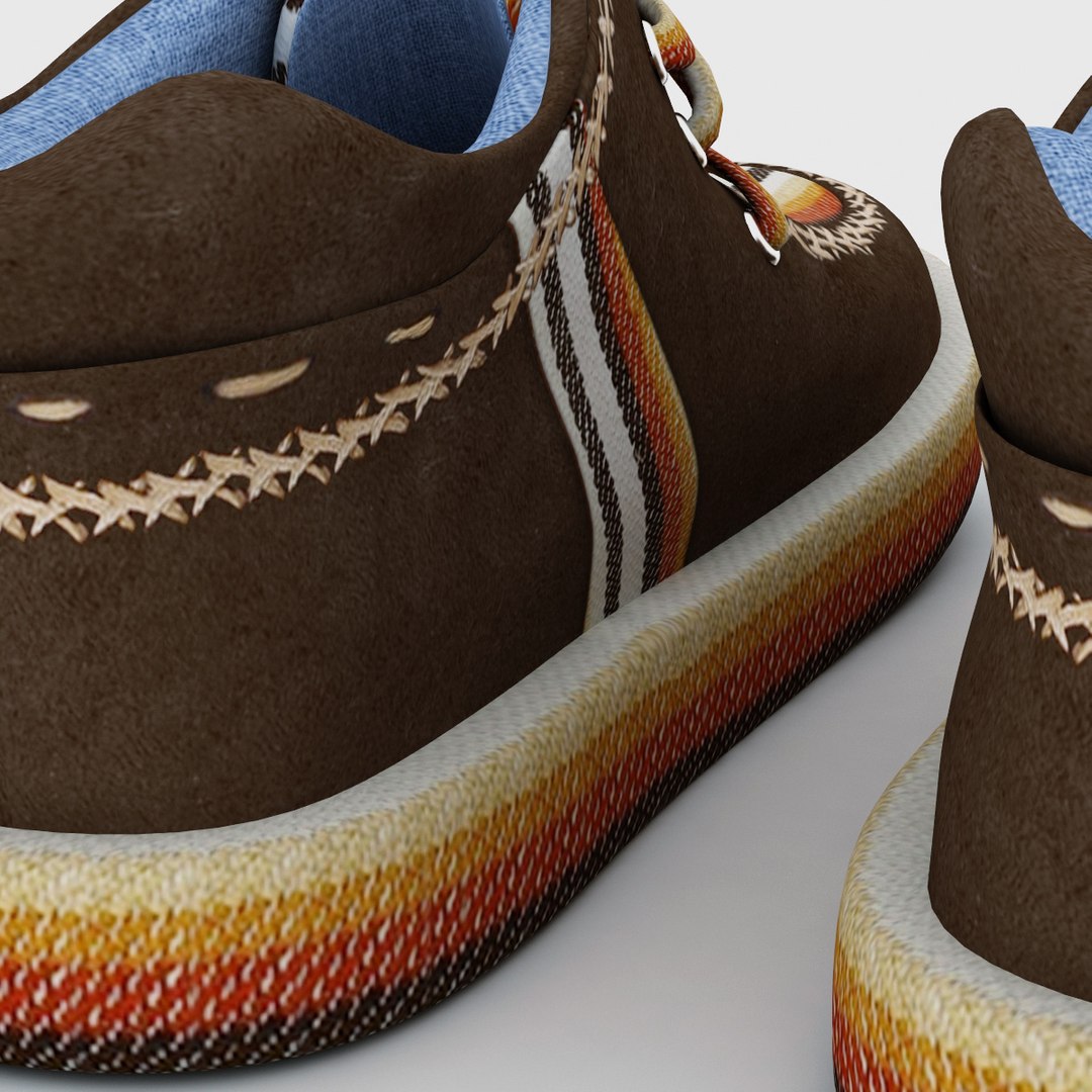 3d model shoes modeled