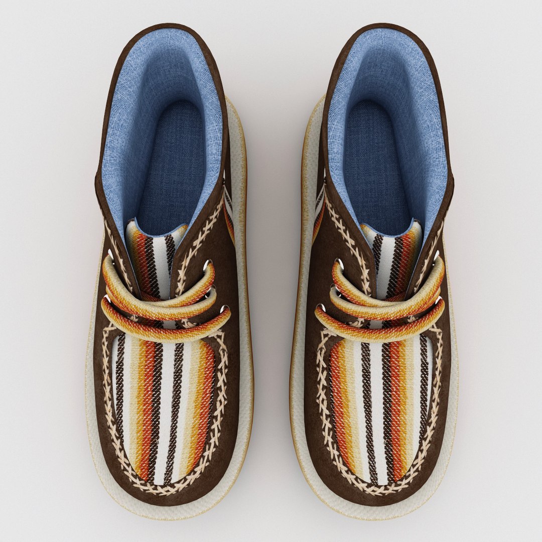 3d model shoes modeled