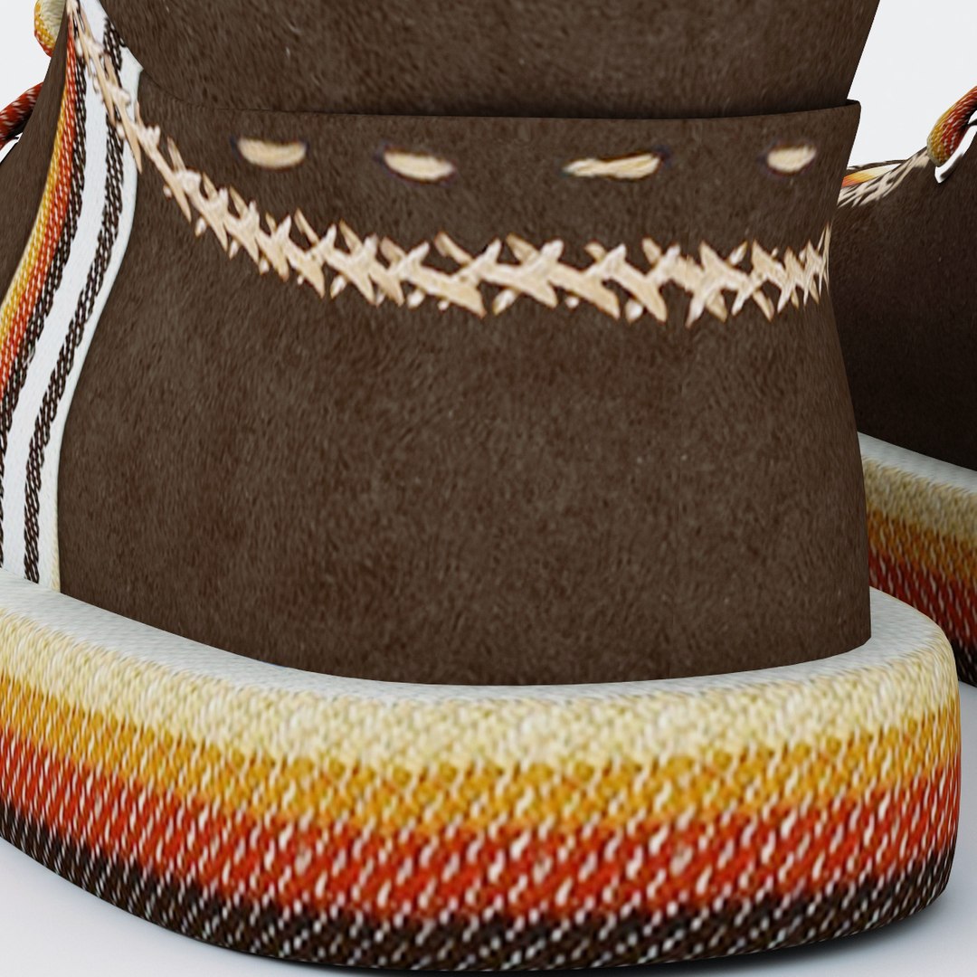 3d model shoes modeled