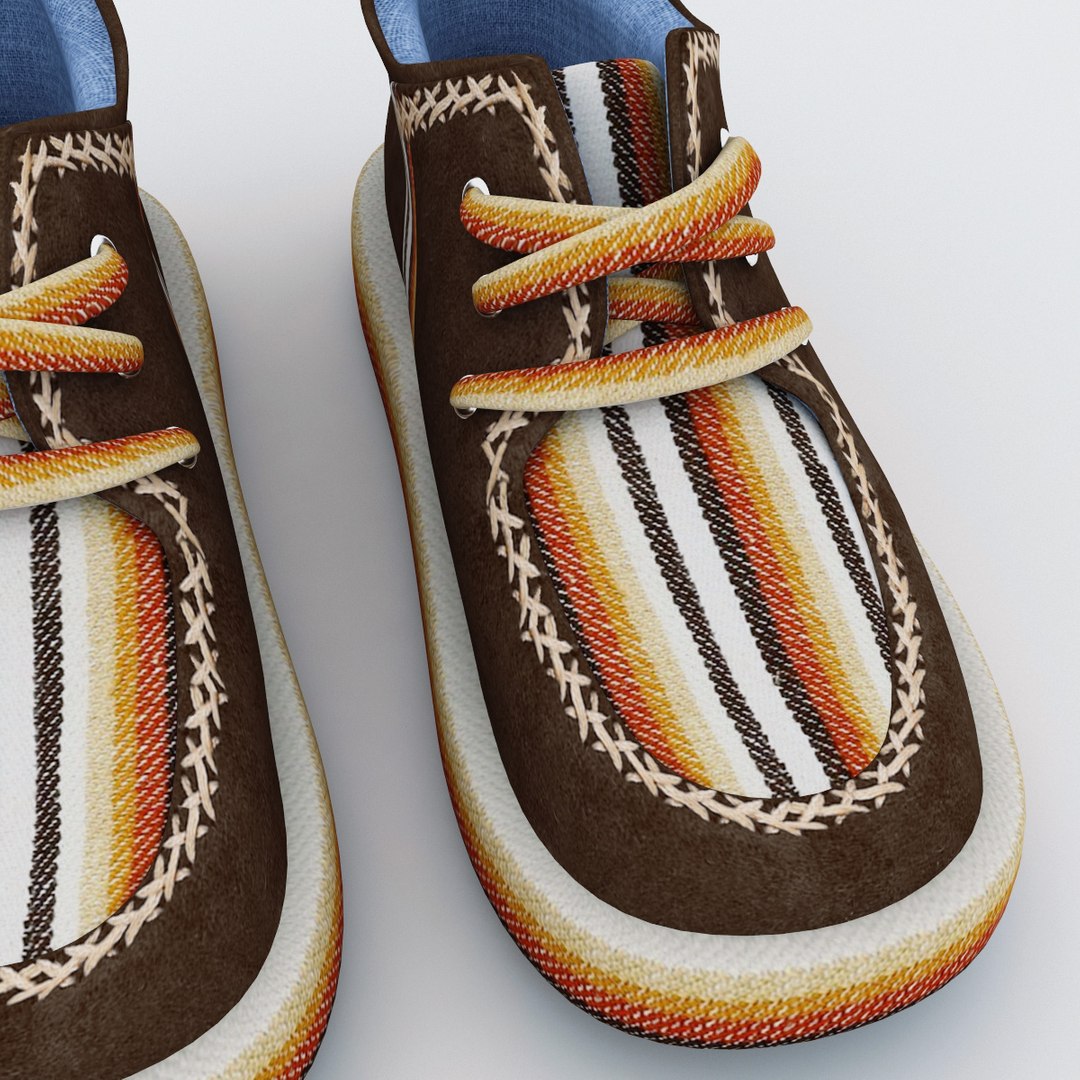 3d model shoes modeled
