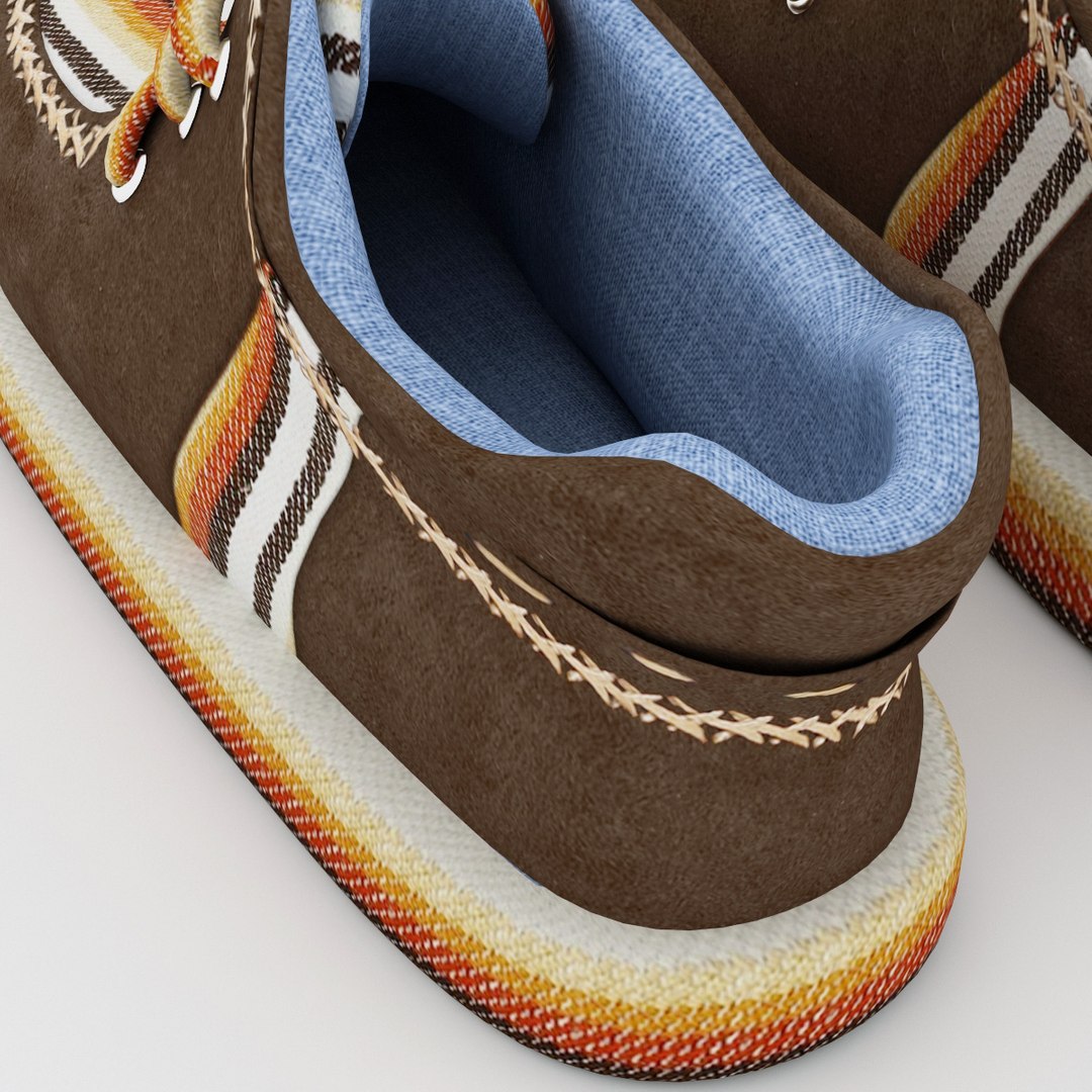 3d model shoes modeled