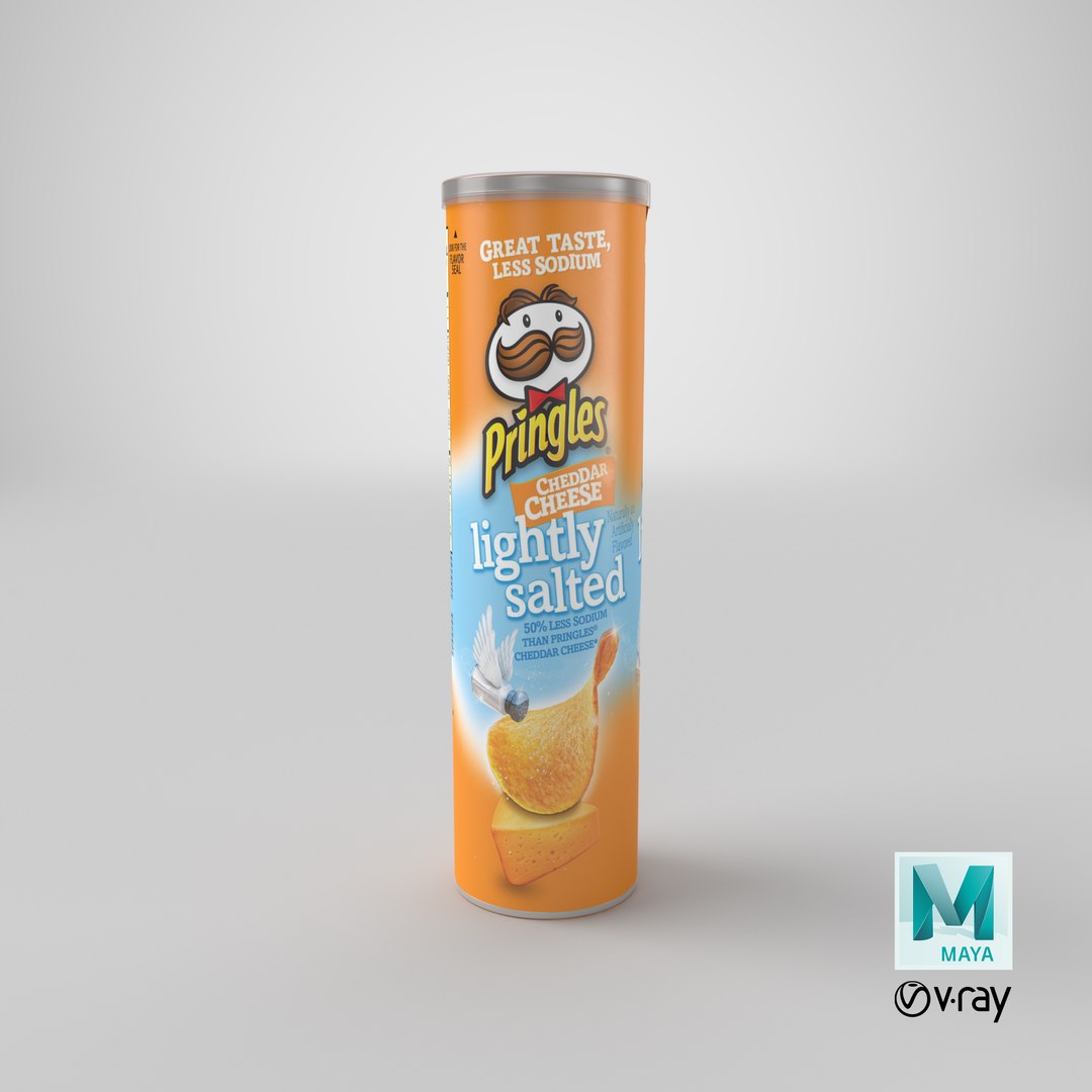 3D Model Pringles Modeled - TurboSquid 1361107