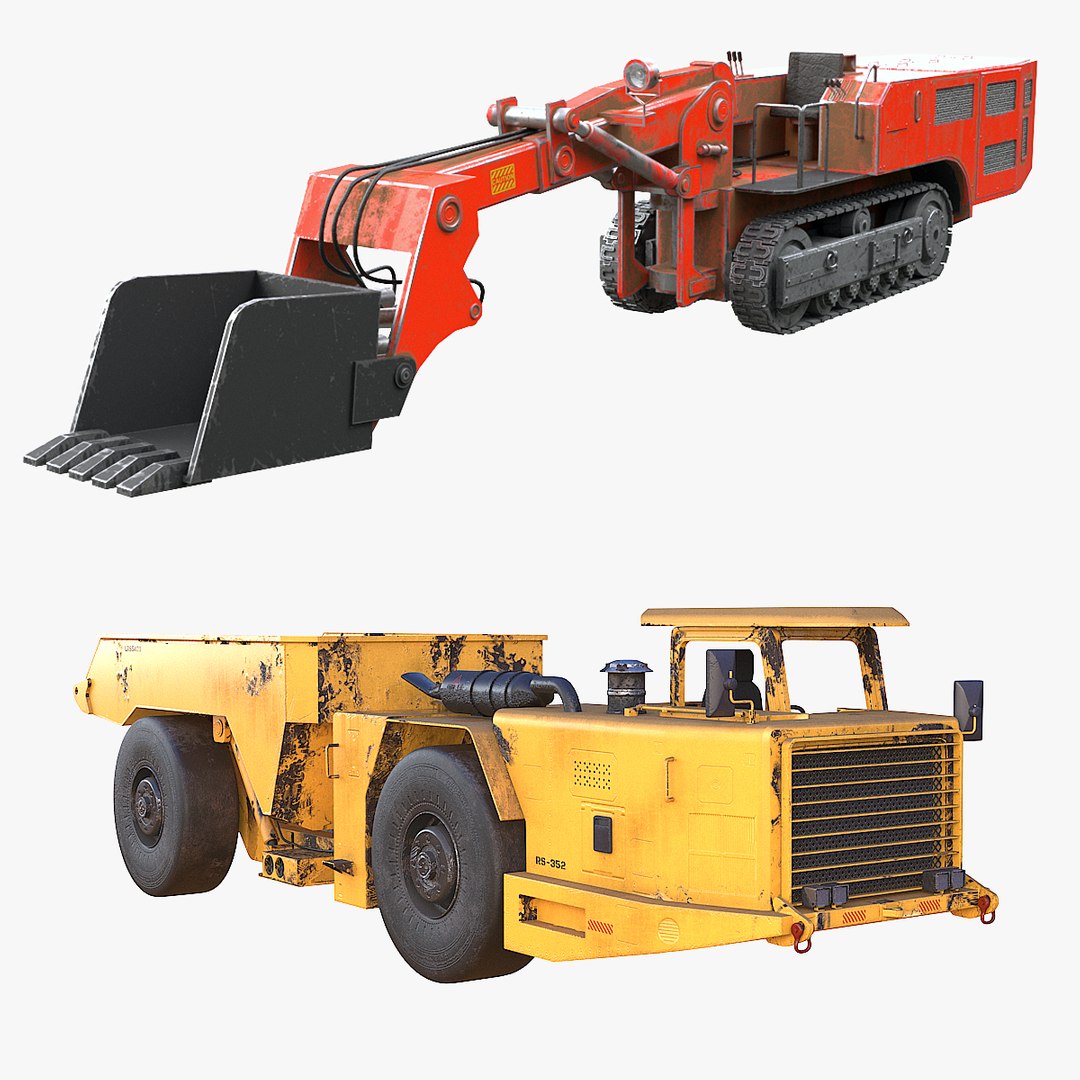 Coal Mine Machines Collection 3D Model - TurboSquid 2087601