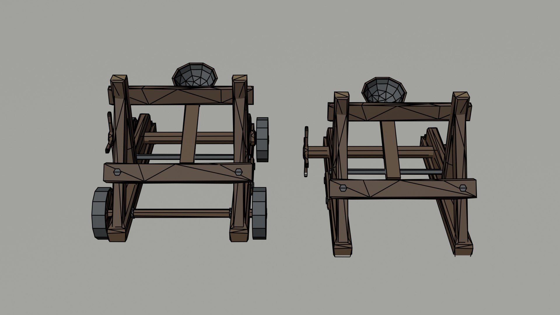 3D cartoon siege engines asset - TurboSquid 1699163
