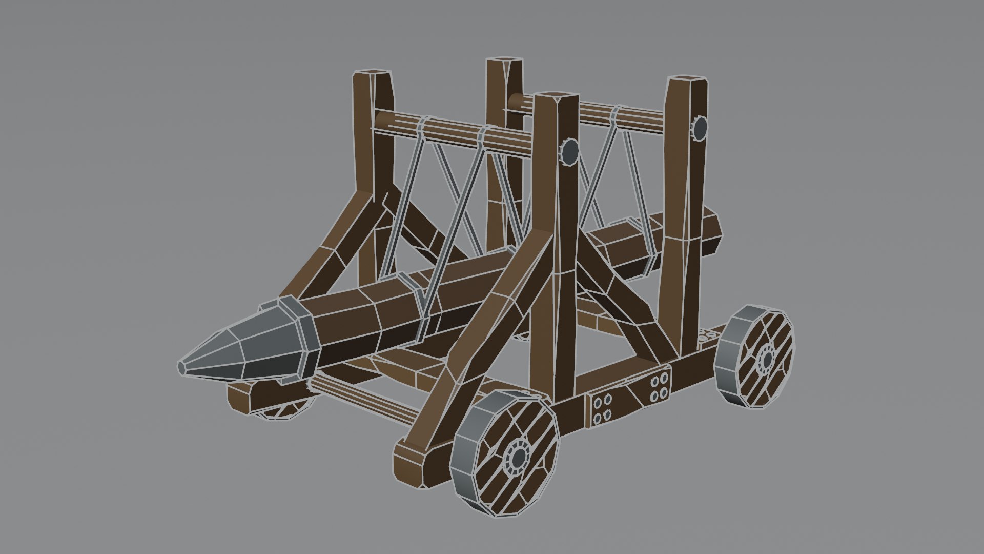 3D cartoon siege engines asset - TurboSquid 1699163