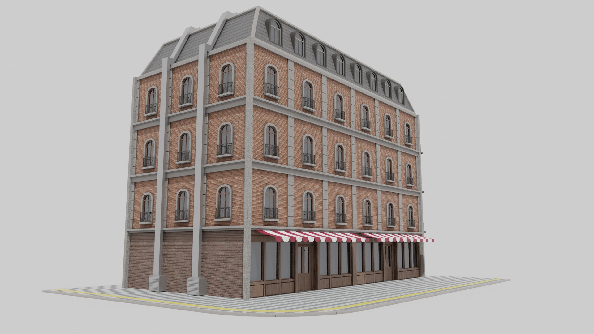 Building Low-poly 3D Model 3D Model - TurboSquid 1868424