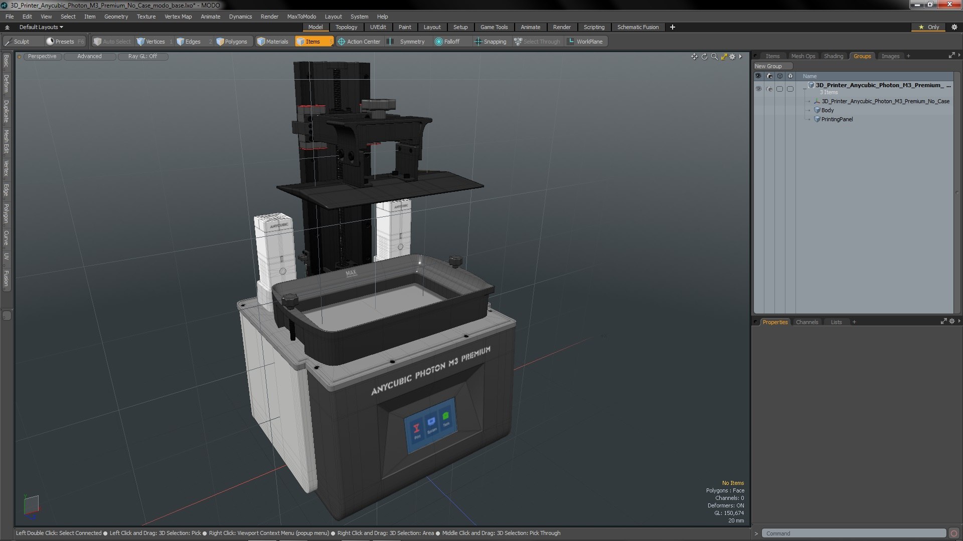 3D 3D Printer Anycubic Photon M3 Premium No Case - TurboSquid 2079588