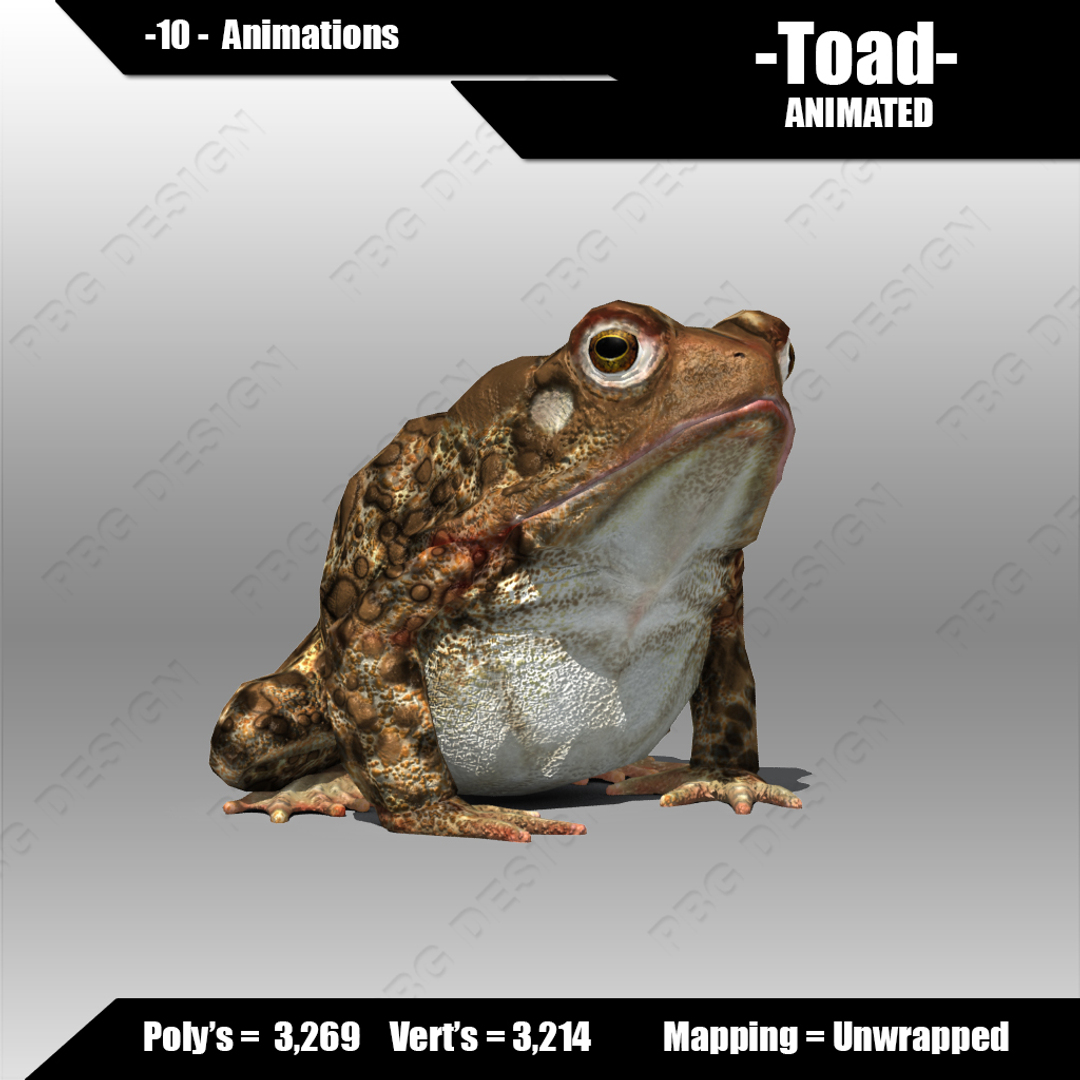 obj toad animations