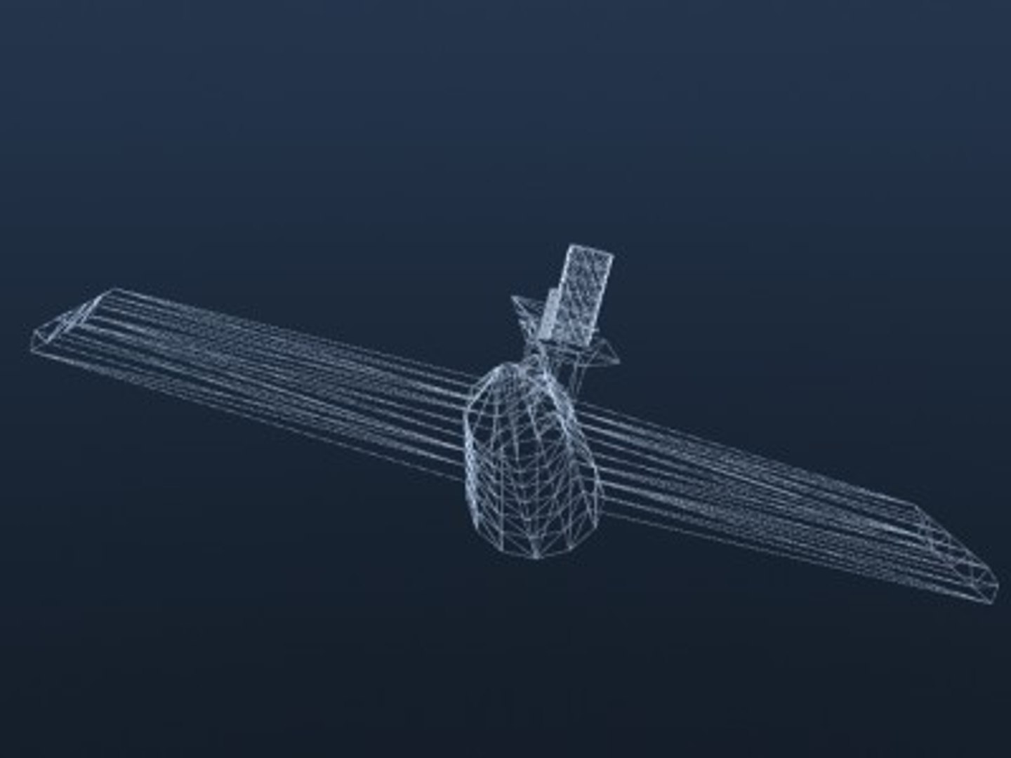 3d Airplane Mars Model