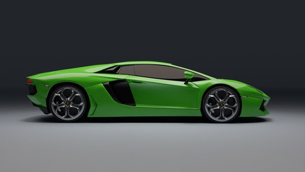 Lambo Super Car Lime Colour Modelo 3D - TurboSquid 1961695