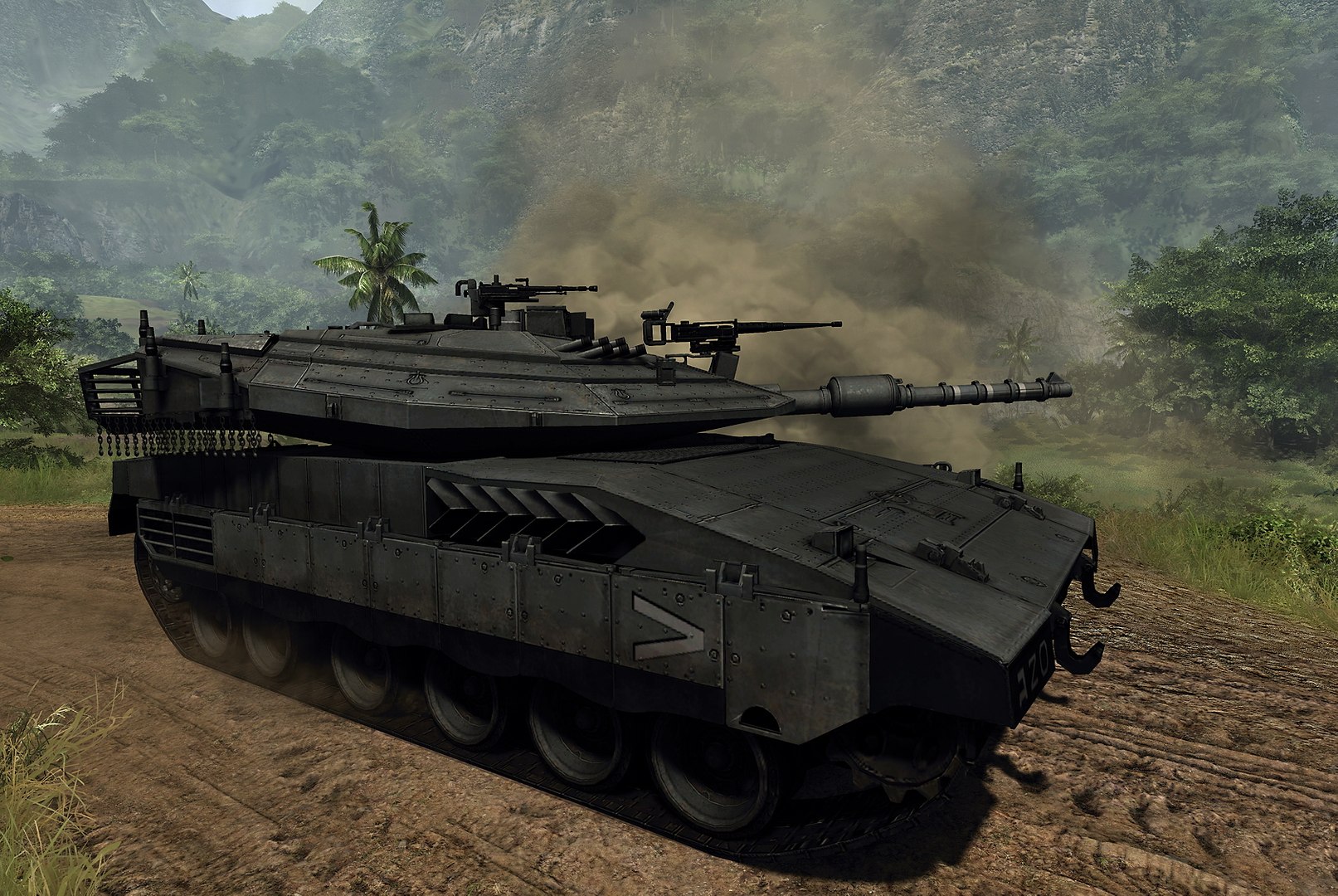 3d Model Merkava Mk Iv Battle Tank