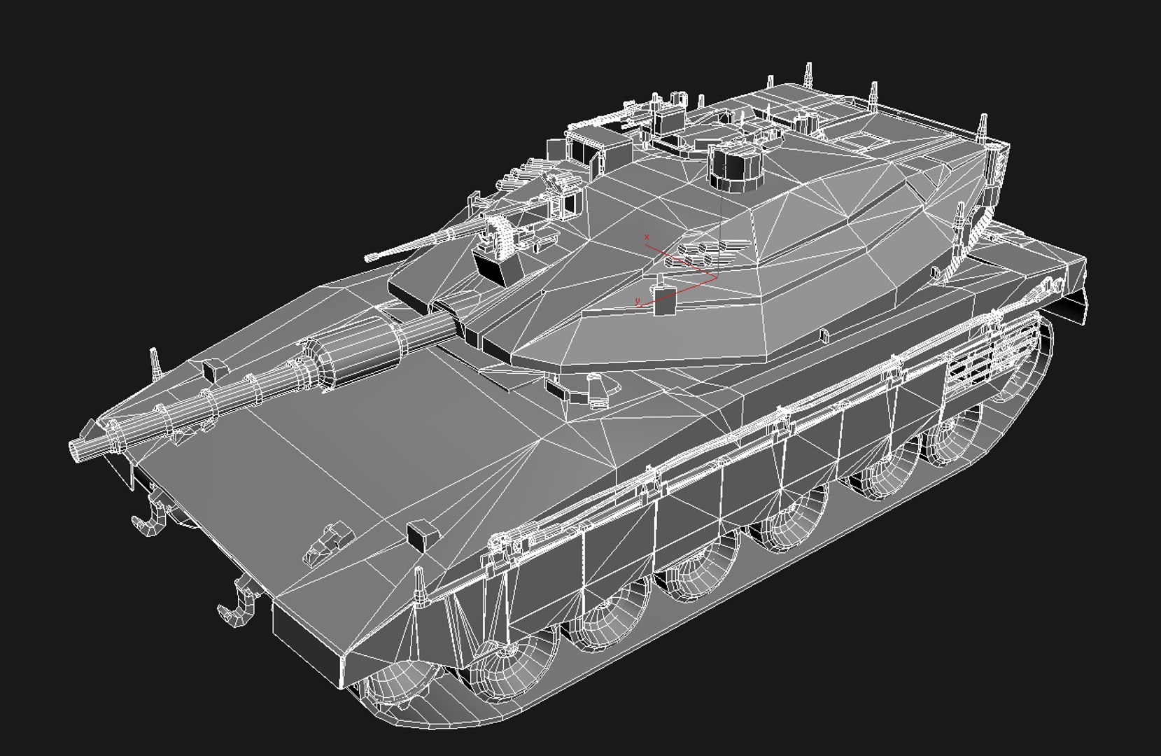 3d Model Merkava Mk Iv Battle Tank