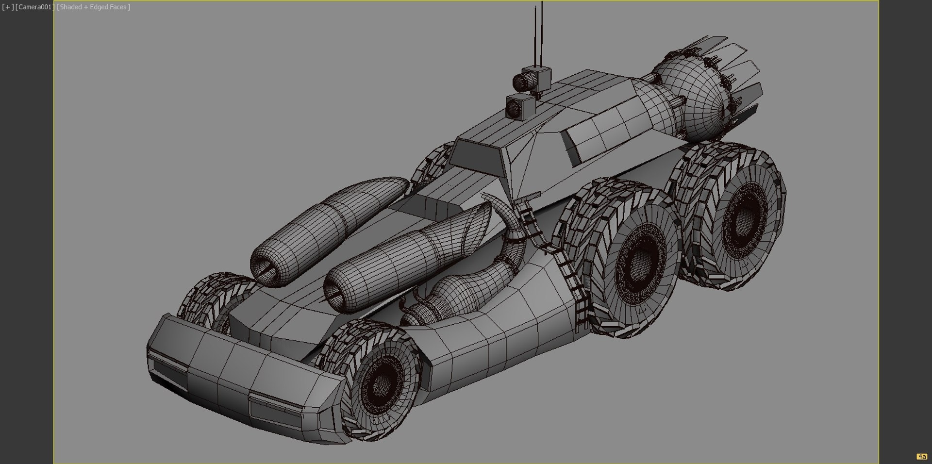 3d space truck model