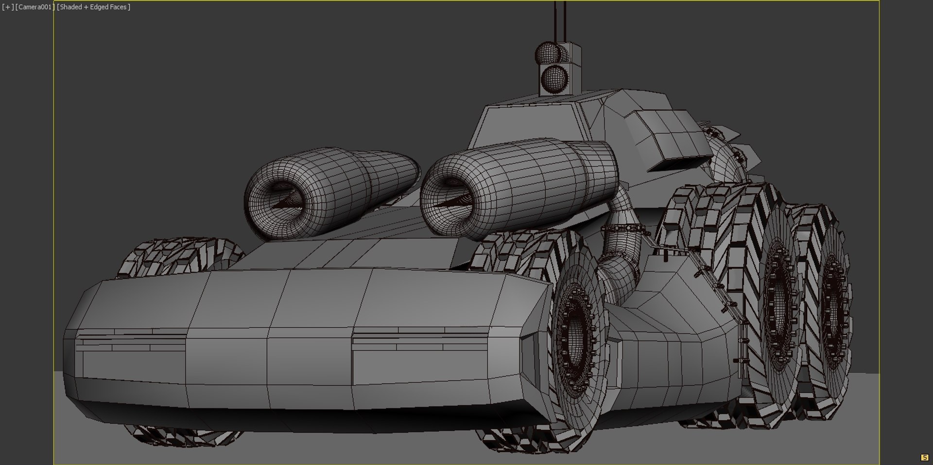 3d space truck model