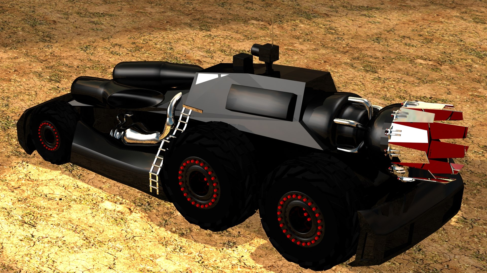 3d space truck model