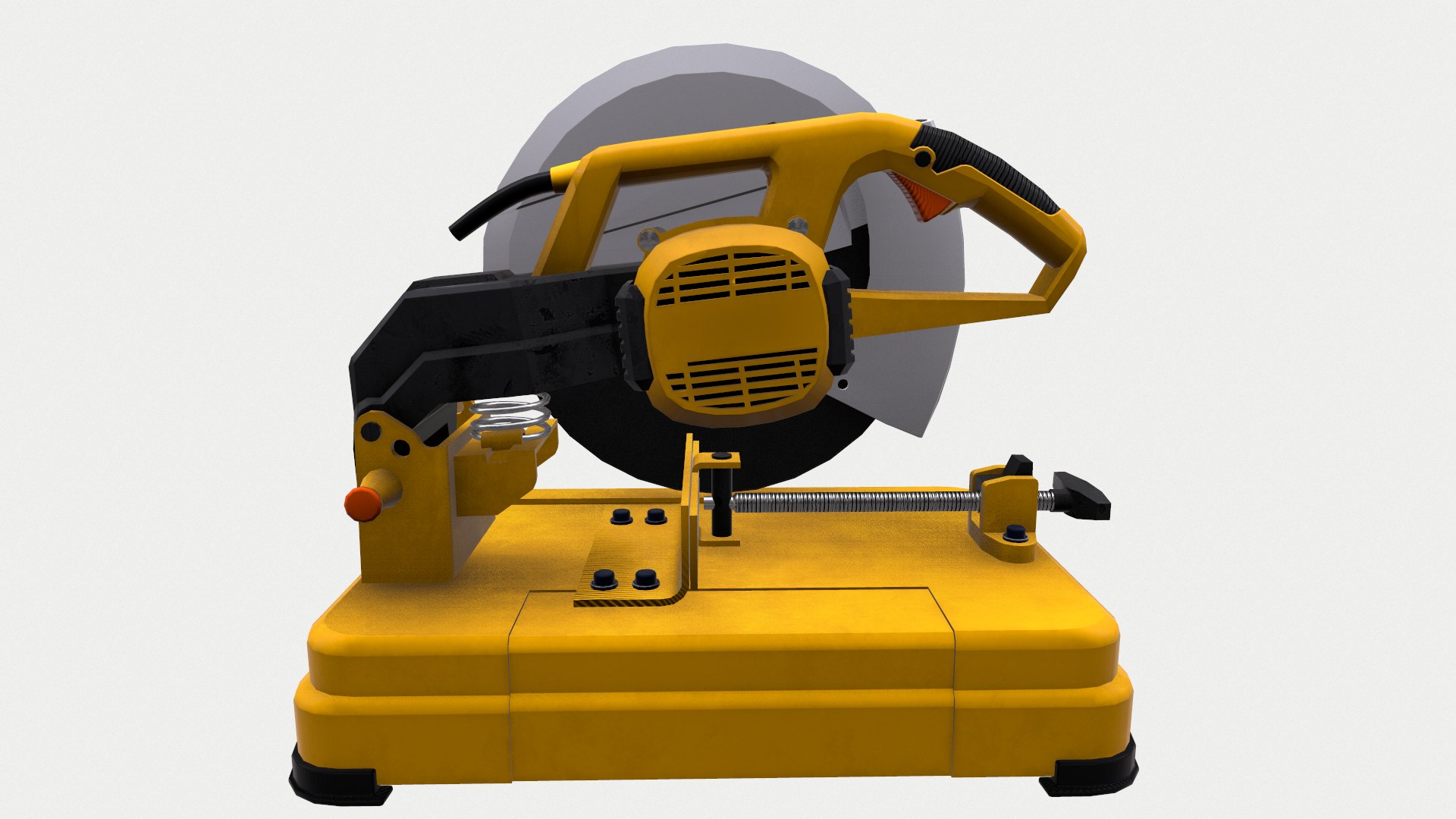 Electric Chop-Saw Machine Low Poly Model - TurboSquid 2391602