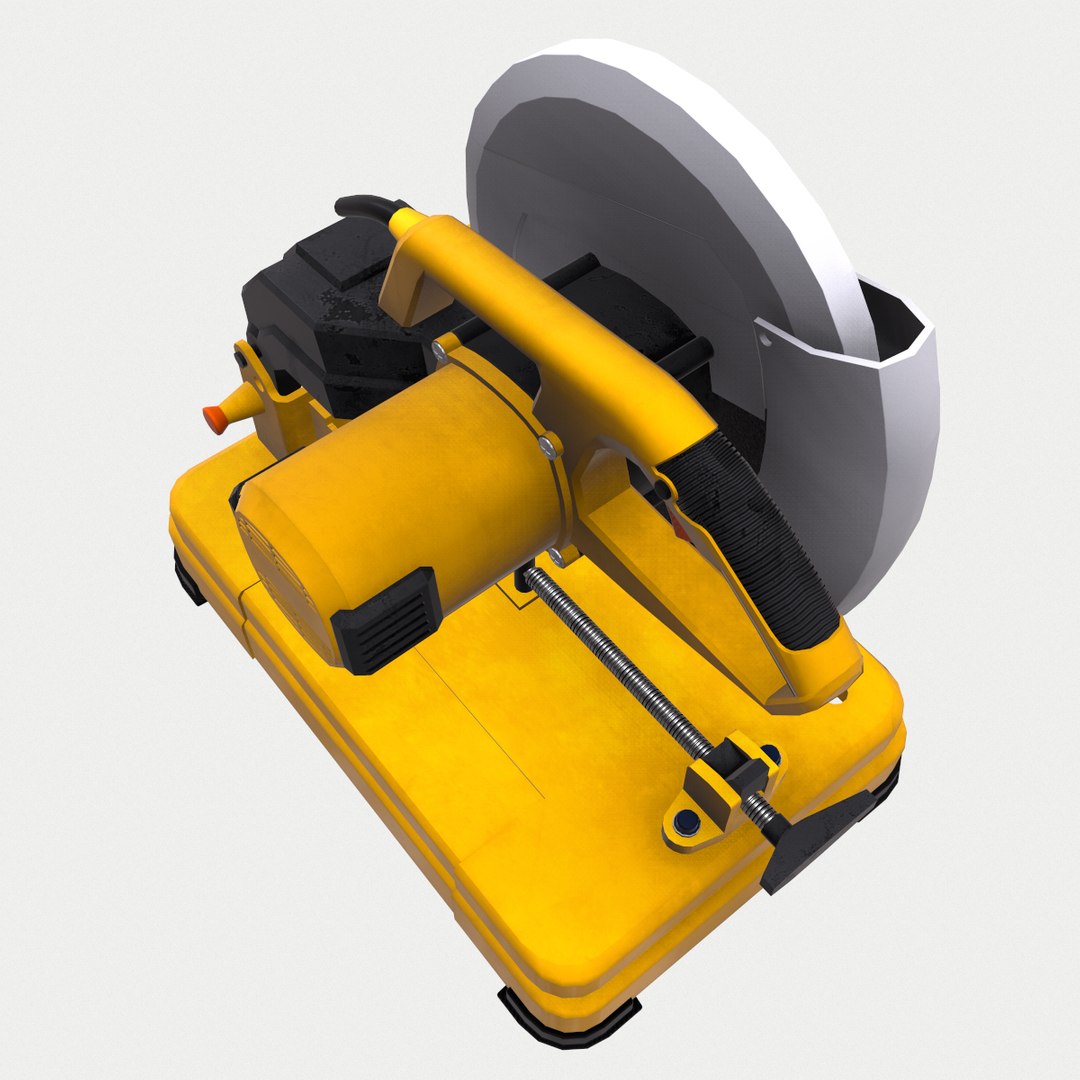 Electric Chop-Saw Machine Low Poly Model - TurboSquid 2391602