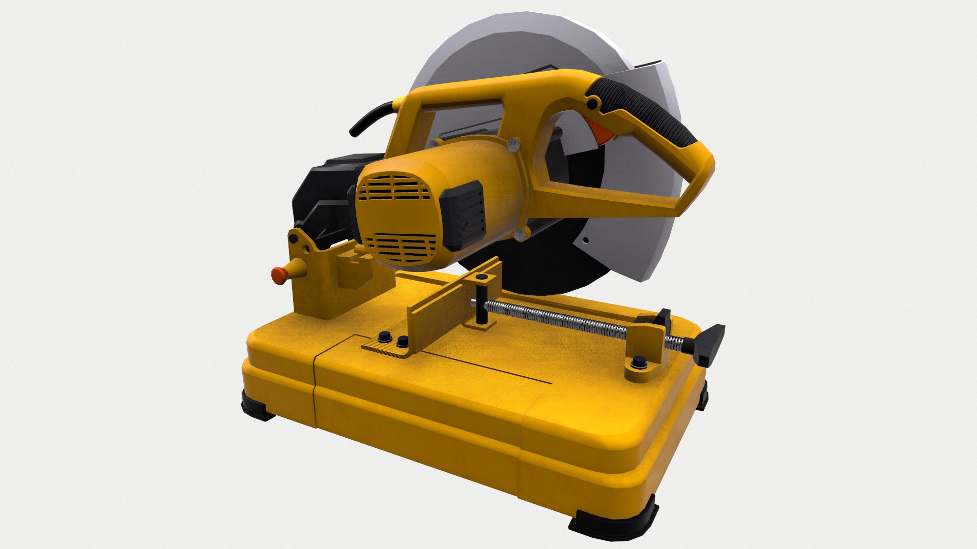 Electric Chop-Saw Machine Low Poly Model - TurboSquid 2391602
