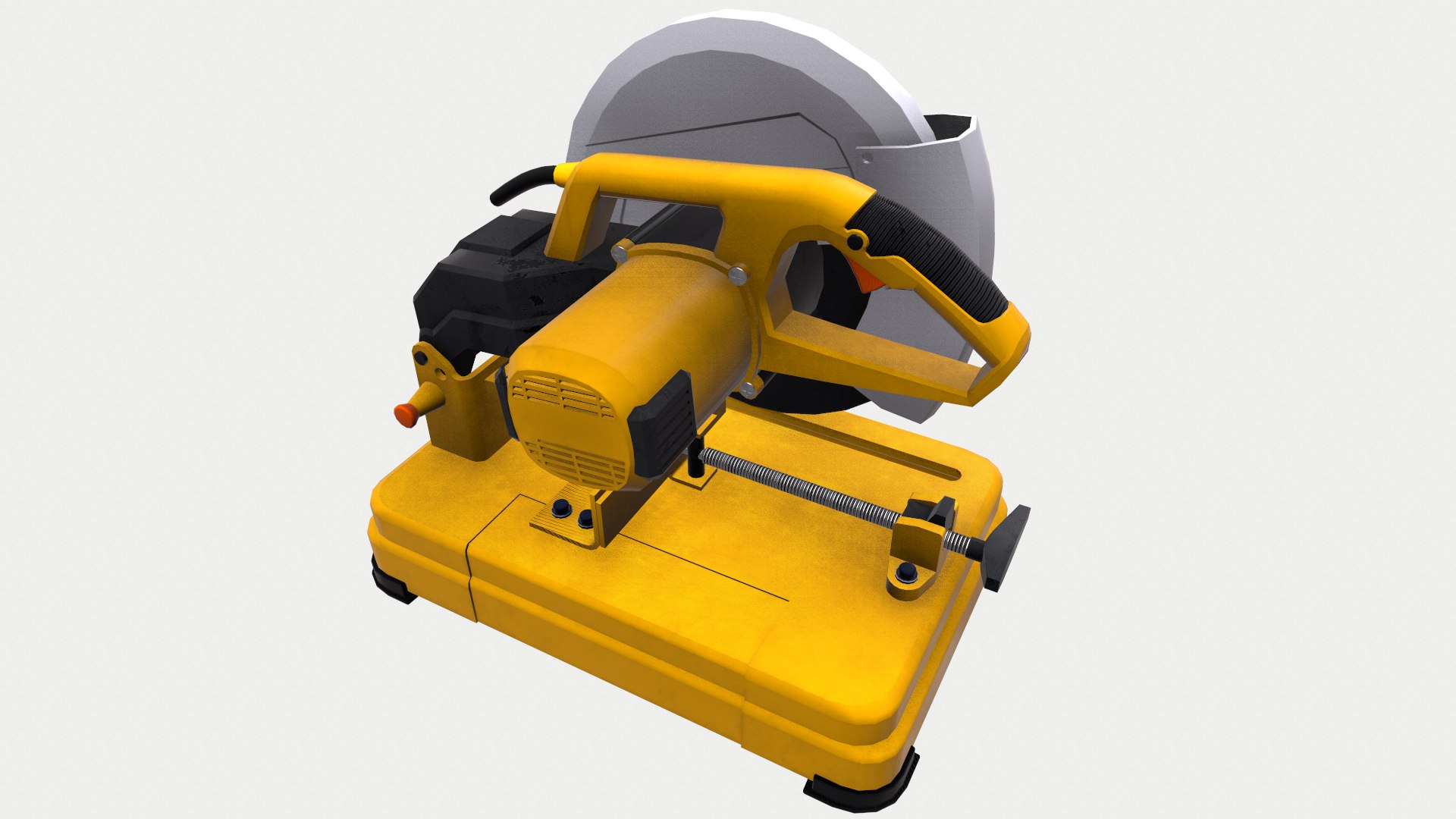 Electric Chop-Saw Machine Low Poly Model - TurboSquid 2391602