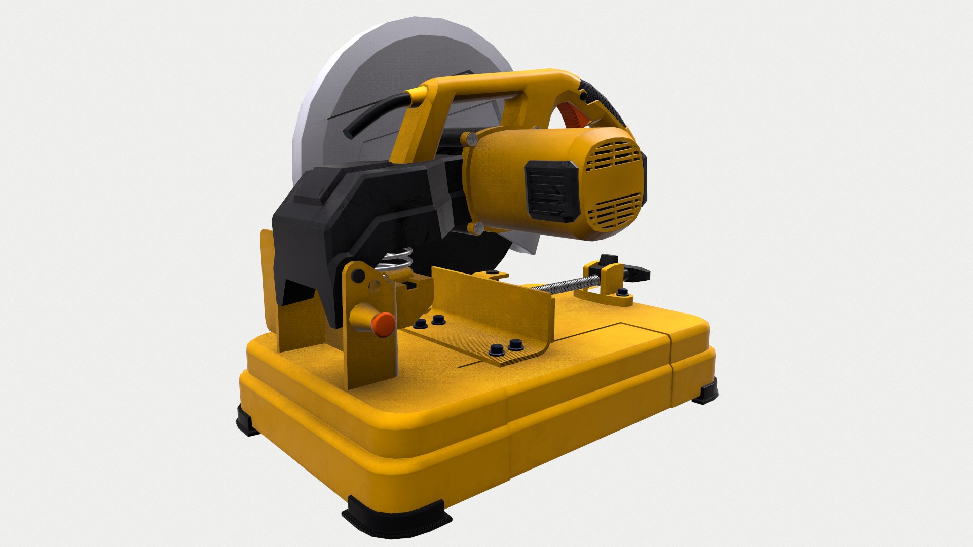 Electric Chop-Saw Machine Low Poly Model - TurboSquid 2391602