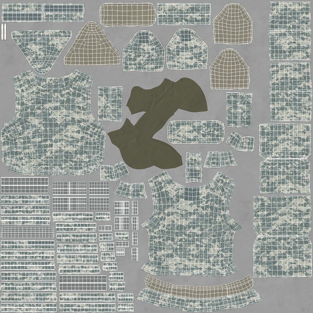 3D Army Soldier In Grey Camo With Rifle Aiming Model - TurboSquid 2272715