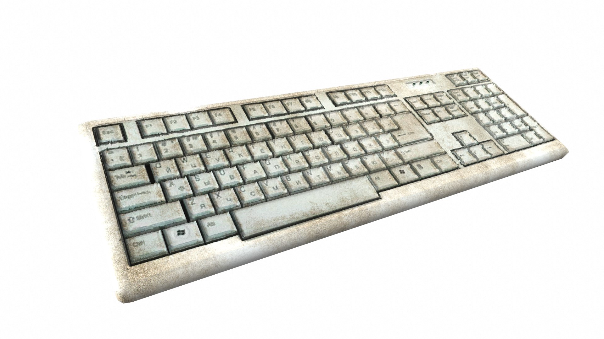 White Retro Vintage Old Pc Desktop Da1 3D Model - TurboSquid 1964991