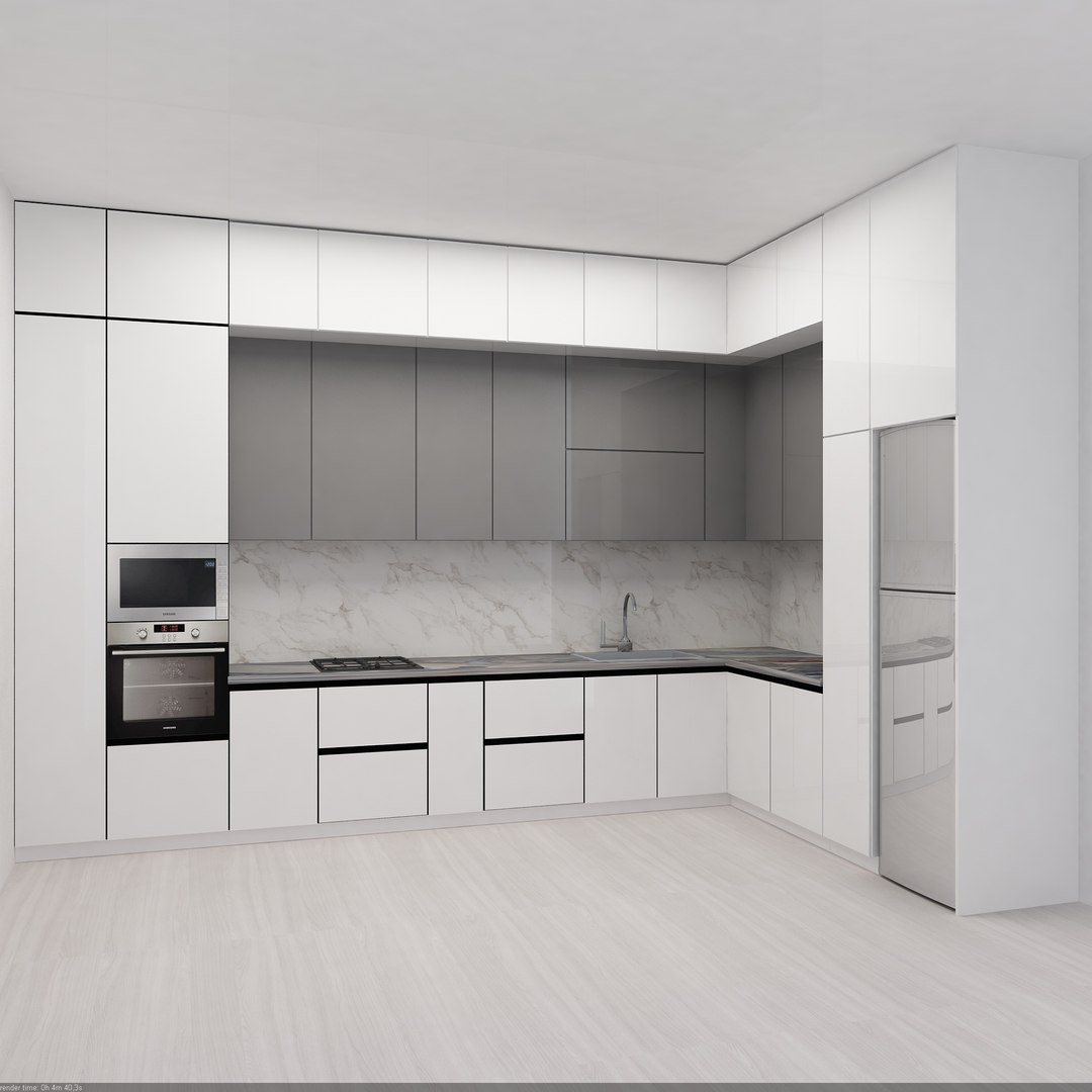 Modern Kitchen 3D - TurboSquid 1972255