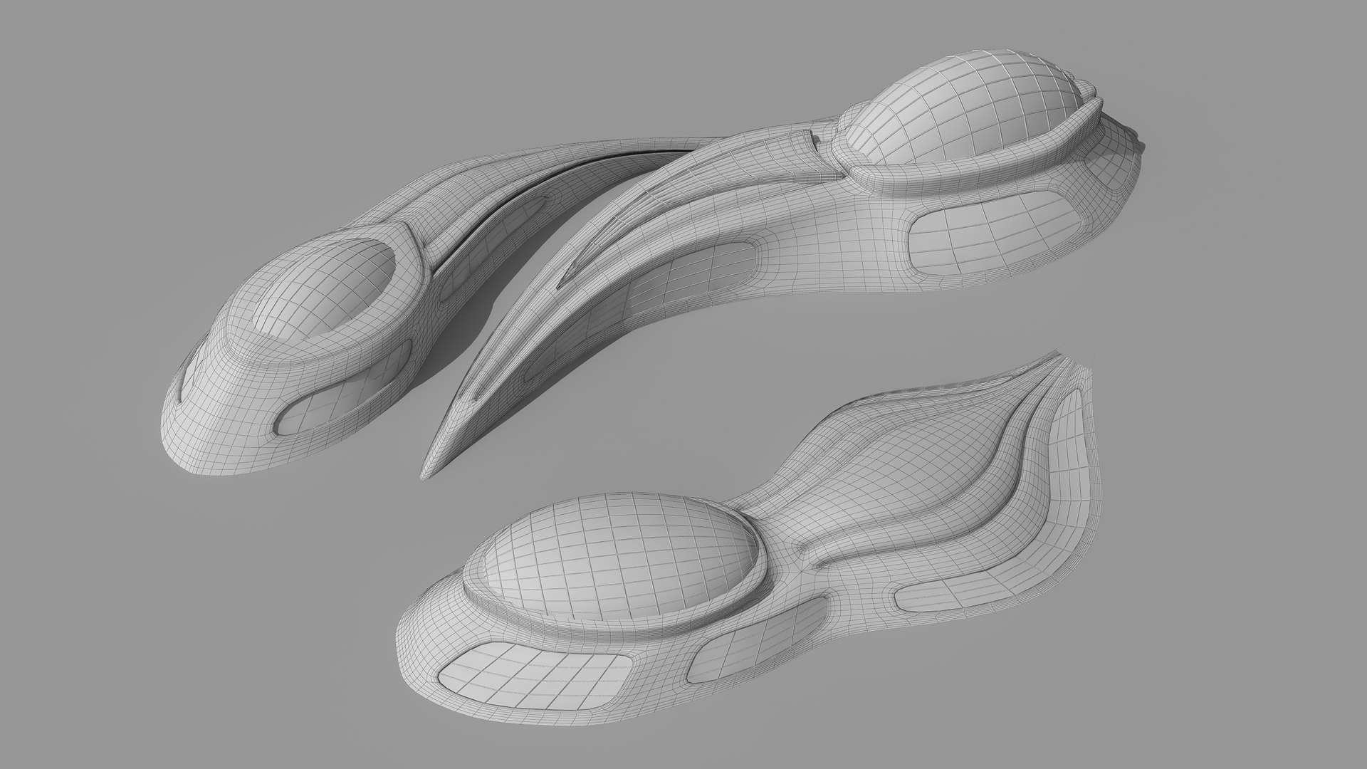 0083 - Organic Building 3D Model - TurboSquid 2234337