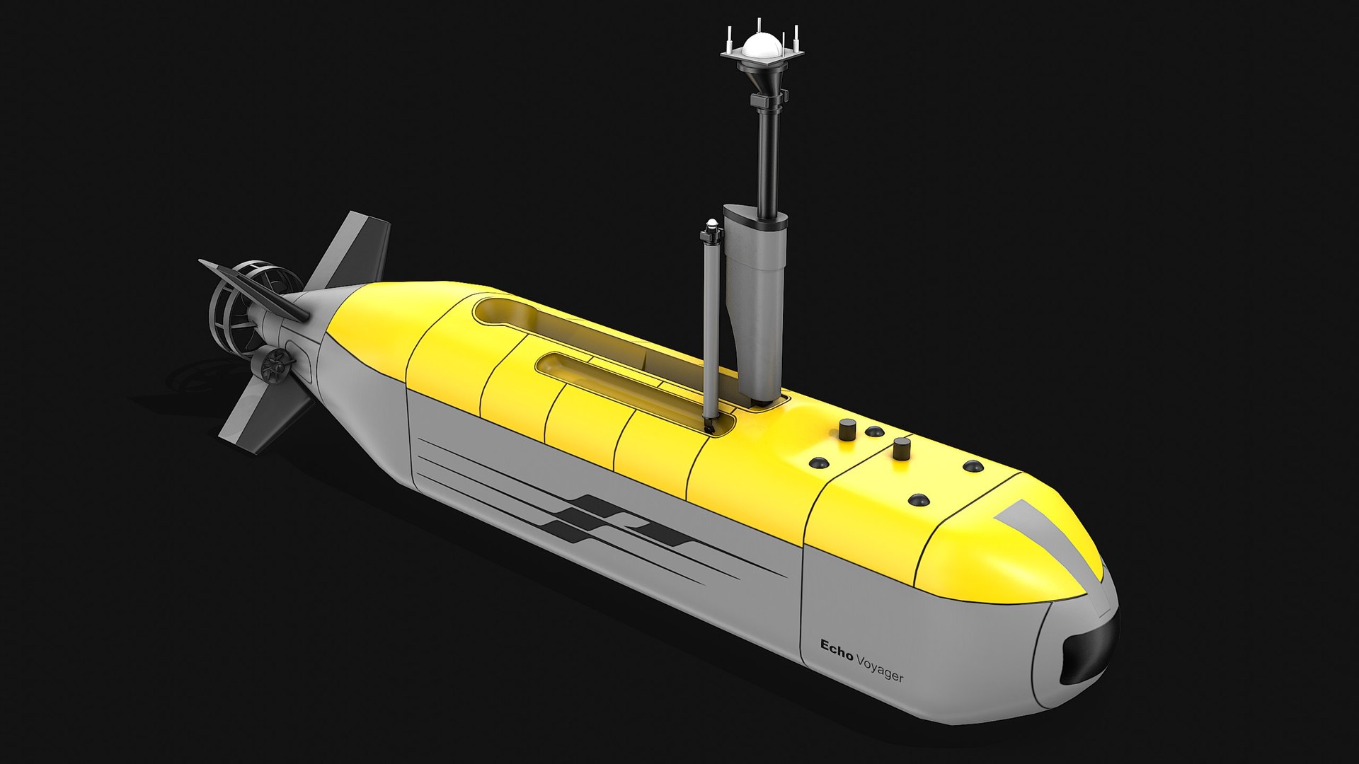 Echo Voyager Autonomous Underwater Vehicle Model - TurboSquid 2193774