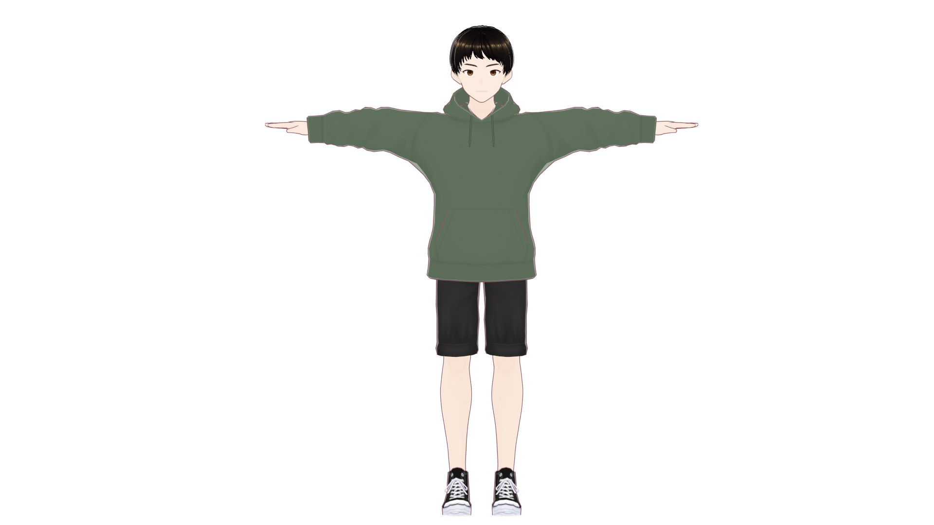 Male Anime Character 3d Model Turbosquid 2211288