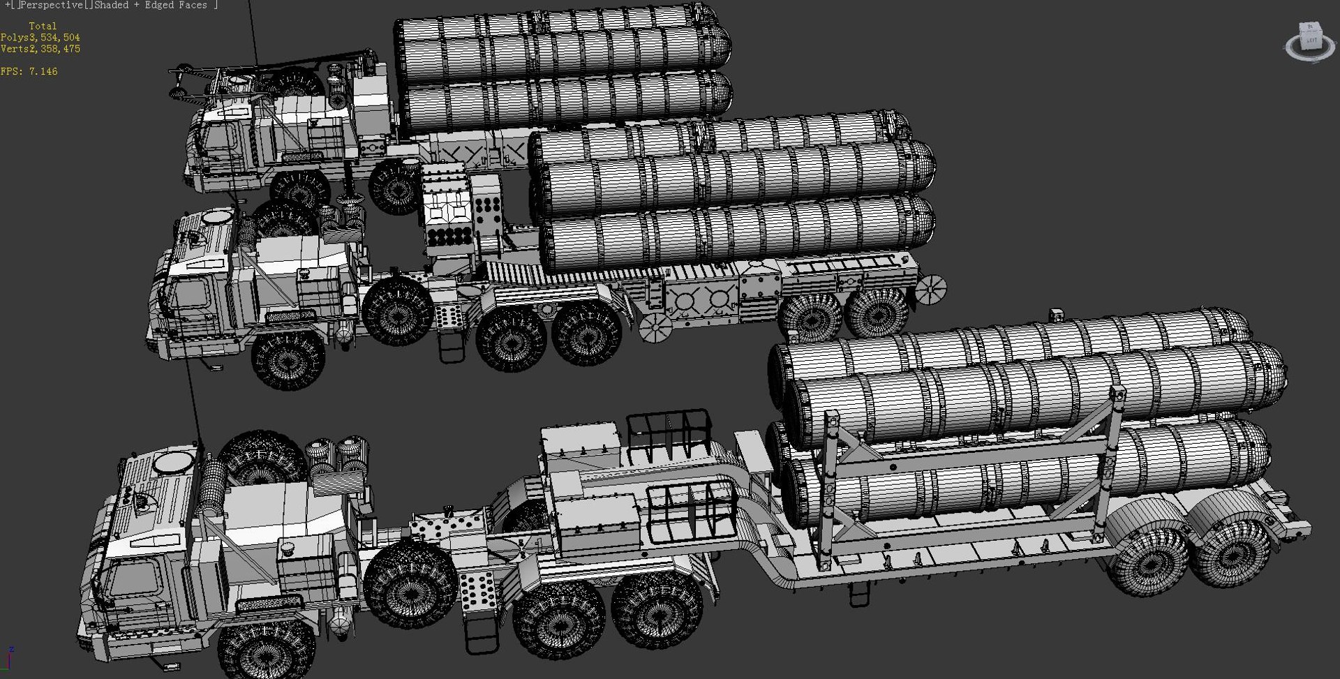 baz 6402 transporter 3d max